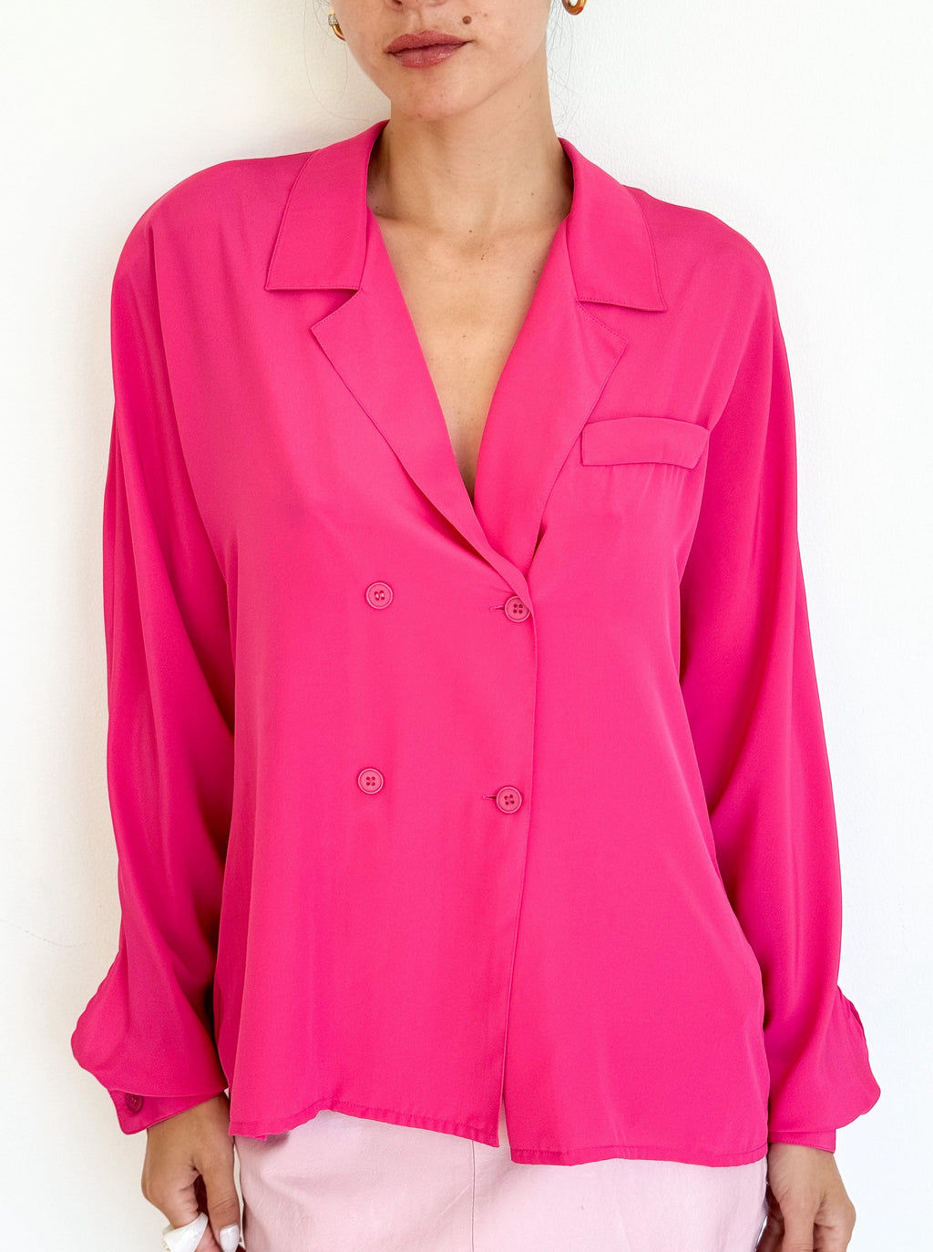 PINK BUTTON SHIRT – TANAKA VINTAGE